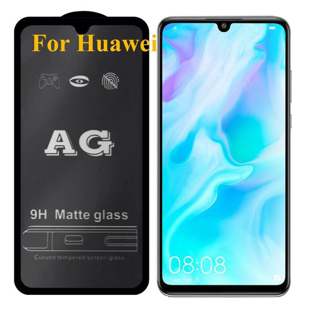 Ag ฟิล์มกระจกนิรภัยกันรอยหน้าจอ เนื้อแมตต์ สําหรับ Huawei P60 P50 P40 P30 P20 Mate 60 50 30 20 ...