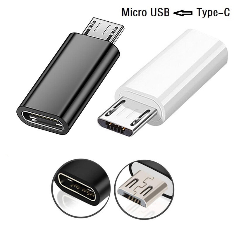 USB OTG อะแดปเตอร์แปลงหัวชาร์จ Micro USB To Type C/Type C To Micro USB ...