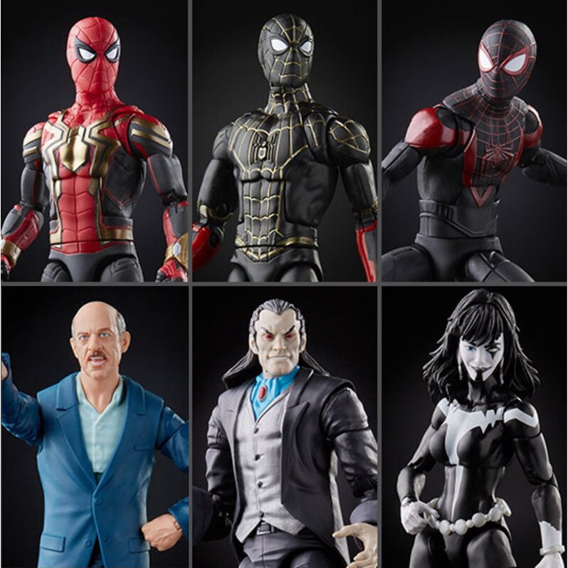 ₪ↂMarvel Legends บอสหนังสือพิมพ์ Molun กรี๊ด ดำ ทอง แดง ทอง สไปเดอร์แมน ...