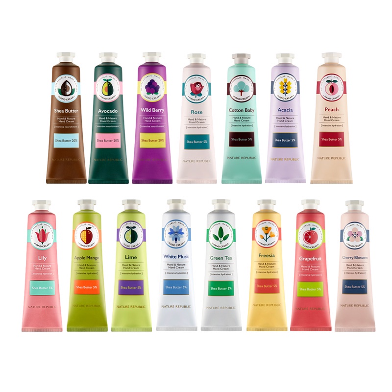 [Nature Republic] Hand & Nature Hand Cream 30ml | Shopee Thailand