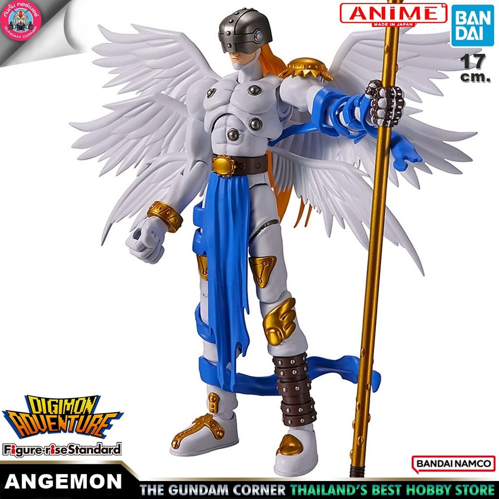 BANDAI ANIME FIGURE-RISE STANDARD ANGEMON PLASTIC MODEL KIT โมเดล ...