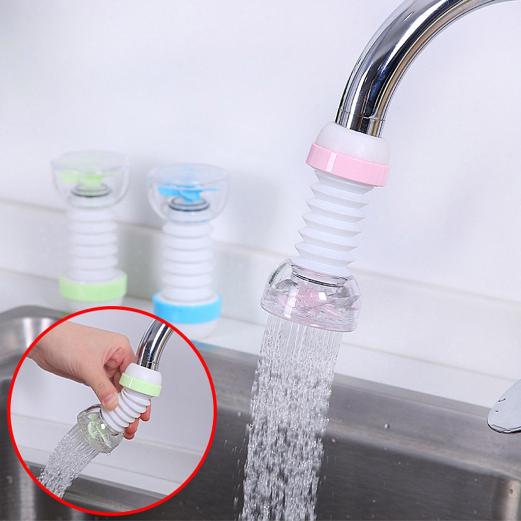 【AG】360 Degree Rotating Kitchen Faucet Aerator Telescopic Tap Nozzle ...