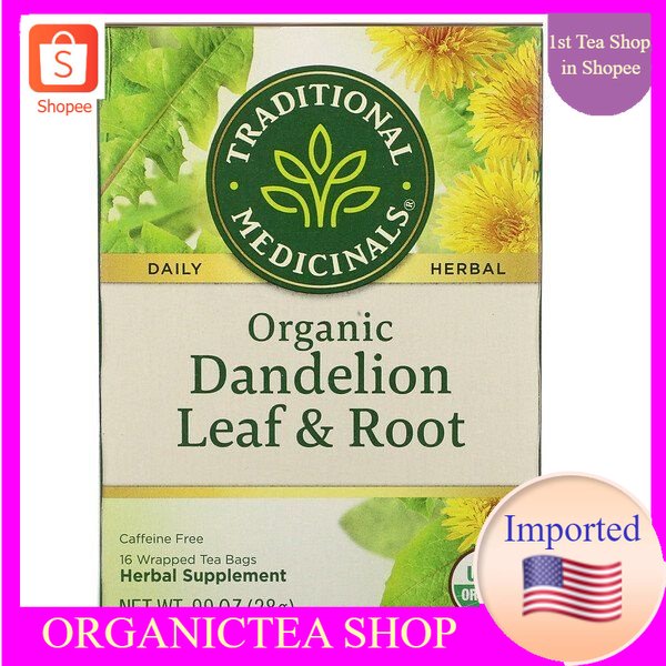 Traditional Medicinals, Herbal Teas, Organic Dandelion Leaf & Root Tea ...