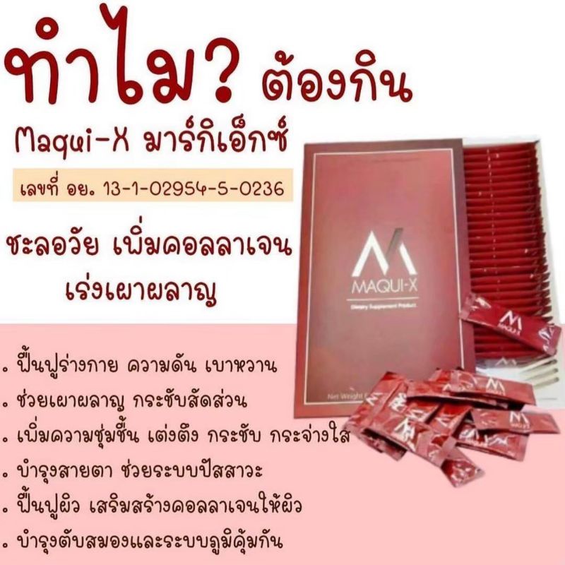 MAQUI X (มากี้เอ็กซ์) - ฟื้นฟูเซลล์ ต่อต้านอนุมูลอิสระ | BHIP BY ...