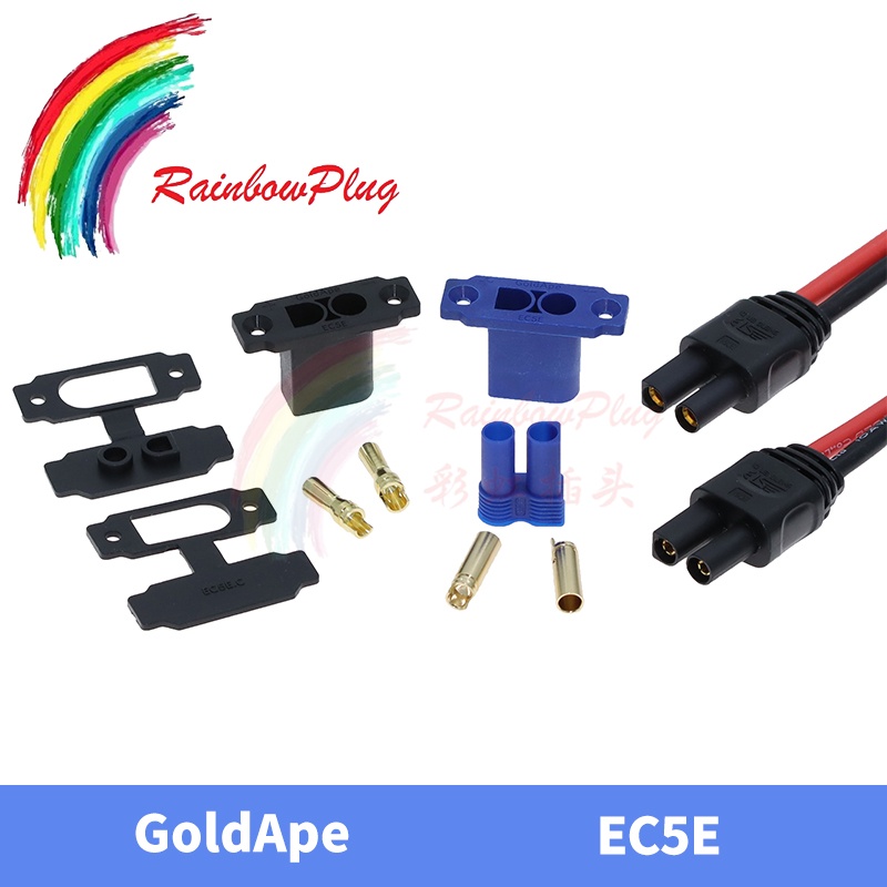 Ec5e EC5E-M EC5E-F Mountable Xt90 หญิงกล้วยปลั๊กชายหญิง EC5 Connectors High Current สําหรับ ...