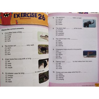 (ป1-ป6) Basic Vocabulary Workbook 1-6 | Shopee Thailand