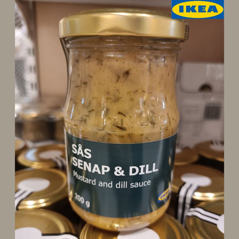 IKEA SAS SENAP & DILL ซอสสำหรับปลาแซลม่อนอิเกีย ขนาด 200 กรัม | Shopee ...