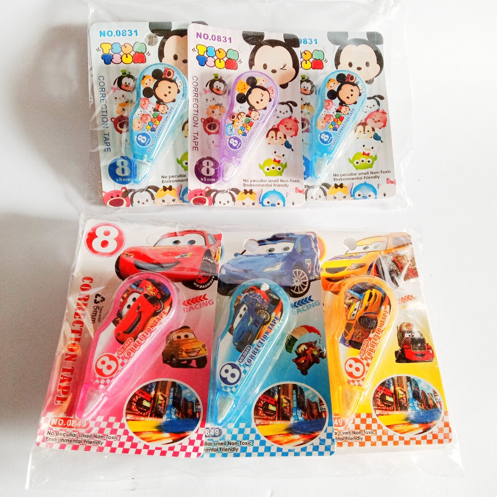 เทปลบคําผิด Typex Fancy Roll / 8 เมตร ลายตัวละคร | Shopee Thailand