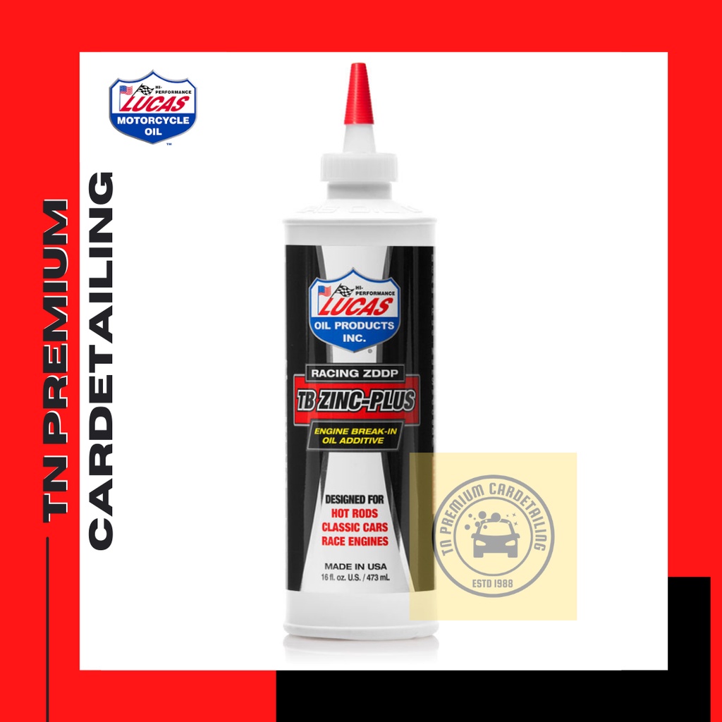 LUCAS OIL ENGINE BREAK-IN OIL ADDITIVE - TB ZINC PLUS | Shopee Thailand