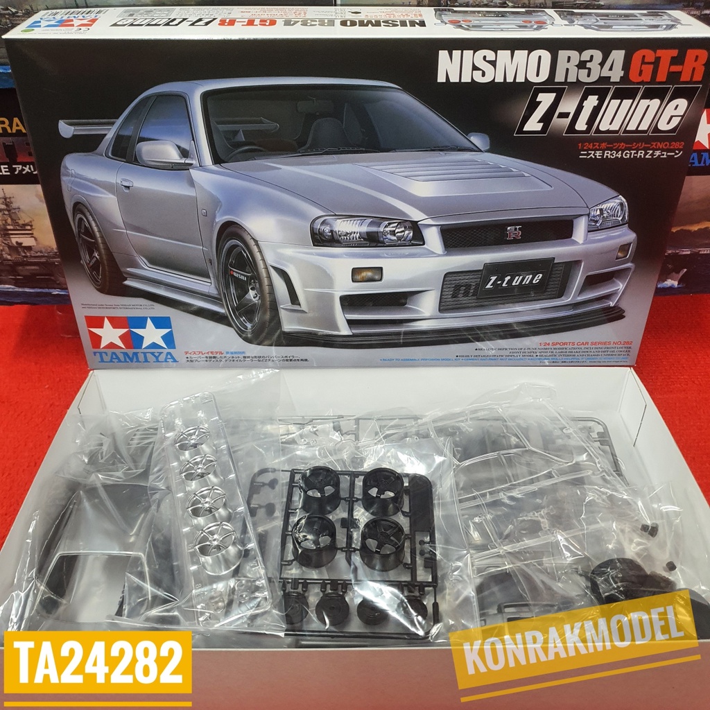 TAMIYA 24282 skyline GT-R34 Z-tune Nismo [1/24] | Shopee Thailand