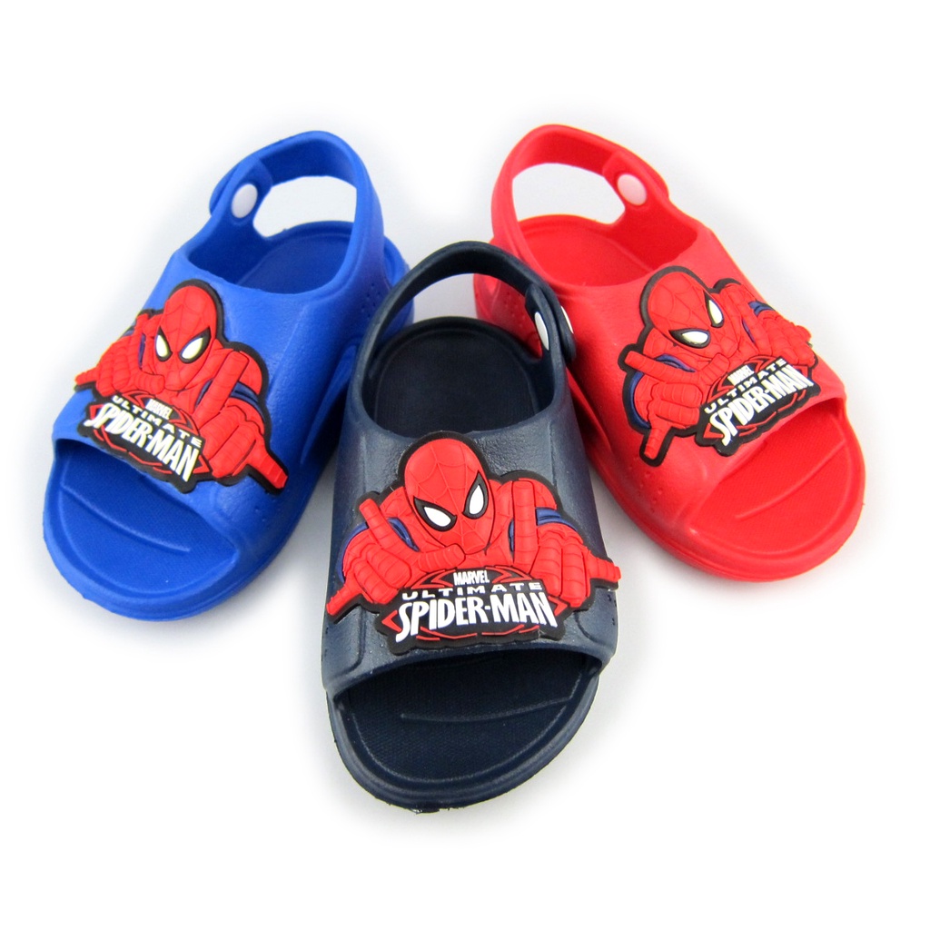Kenta รองเท้ารัดส้นเด็กผู้ชาย ลาย Spiderman ขนาด19-24 รุ่นSD47 | Shopee Thailand