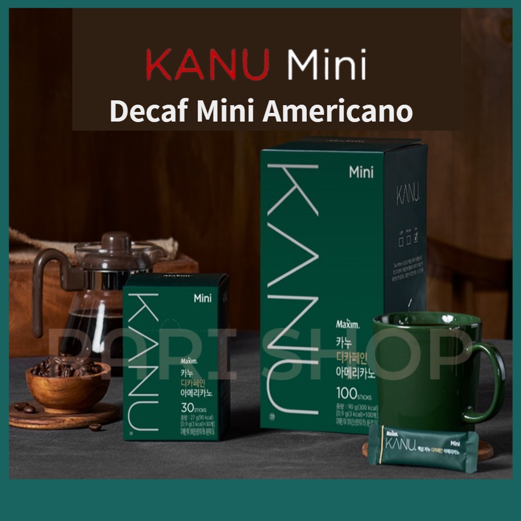 [Kanu] Decaf Mini Americano (10T l 30T) Maxim Kanu Mini | Shopee Thailand