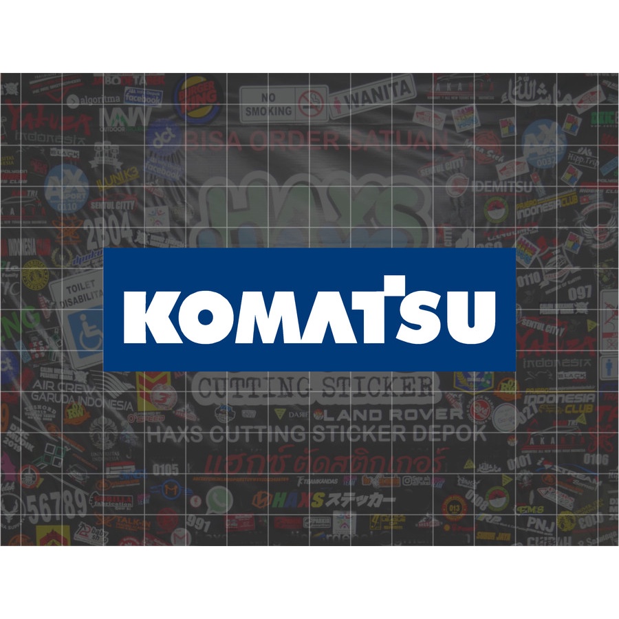 สติ๊กเกอร์ตัด Komatsu V2 ขนาด 10 ซม. สําหรับรถจักรยานยนต์ | Shopee Thailand