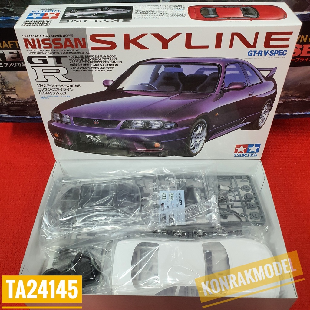 TAMIYA 24145 Nissan skyline GT-R33 Vspec [1/24] | Shopee Thailand