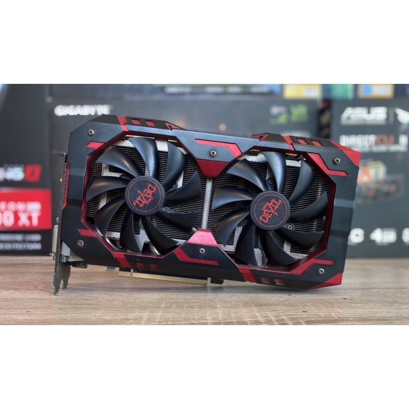 การ์ดจอ VGA POWER COLOR RED DEVIL RX 580 8GB GDDR5 มือสอง | Shopee Thailand