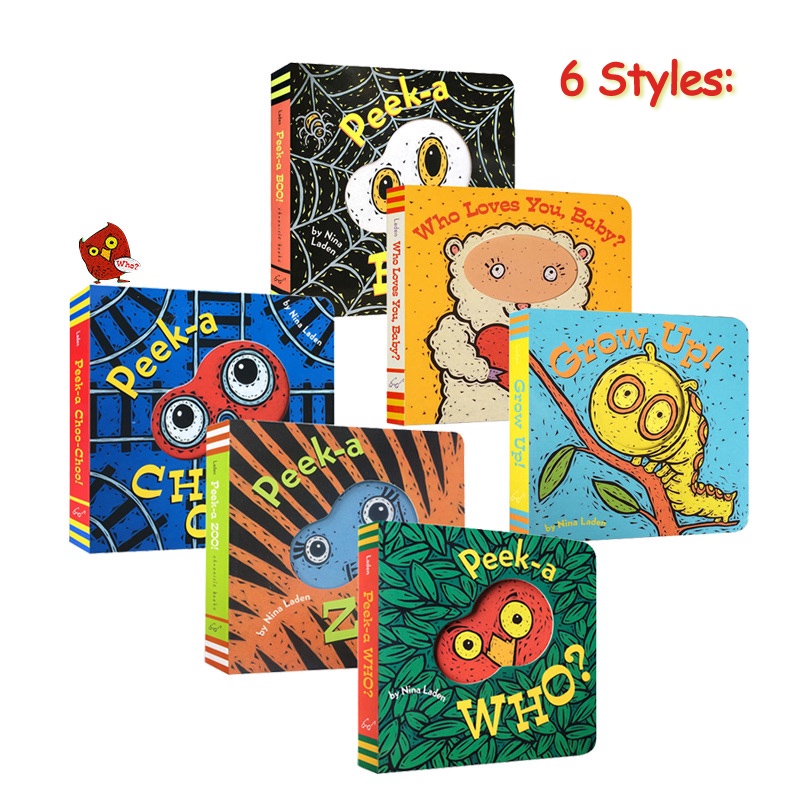 สมุดรูปภาพ Peek a Who Guess Who I Am (กระดาษแข็ง) | Shopee Thailand