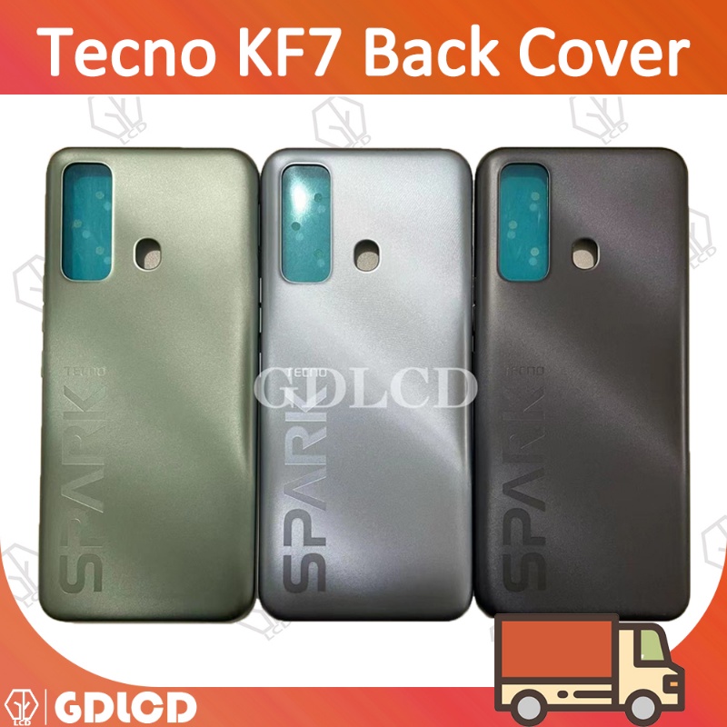 Tecno Spark 7P KF7 ฝาครอบแบตเตอรี่ด้านหลัง อะไหล่ซ่อมเคสประตู | Shopee ...