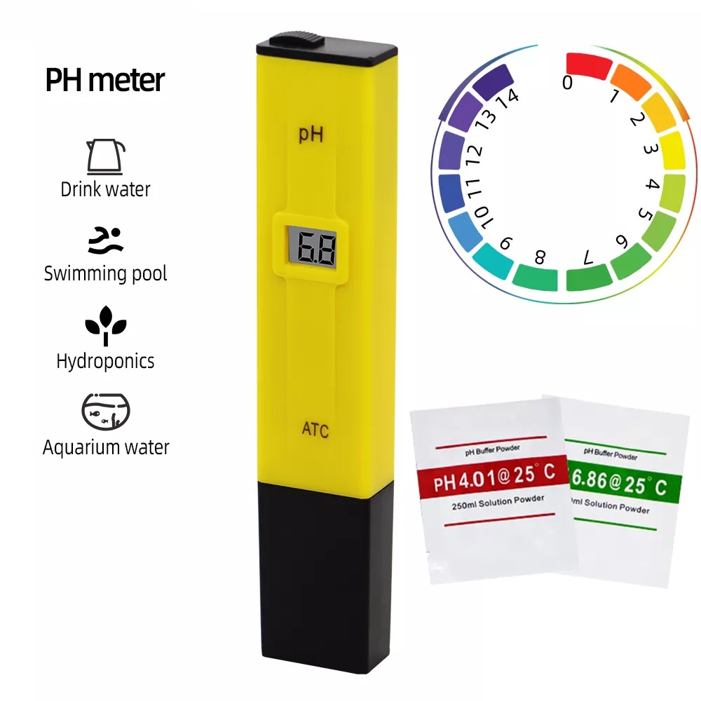 5 in 1 TDS/PH/EC/TEMP/Salinity Meter เครื่องวัดวัดค่า PH / TDS / EC /อุณหภูมิ /ความเค็ม PH ...