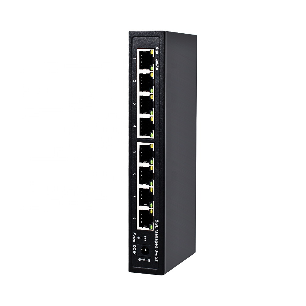 24v PoE Switch 8-Port 10/100/1,000M การจัดการเว ็ บ Reverse PoE Switch ...