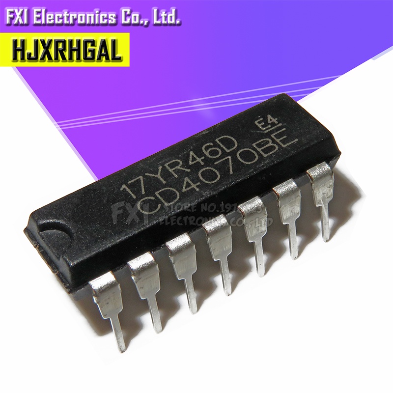 ปลั๊กตรง BE BD CD4070BE CD4070 DIP14 DIP CD4052 CD4053 CD4060 CD4066 CD4068 CD4069UBE CD4071 ...