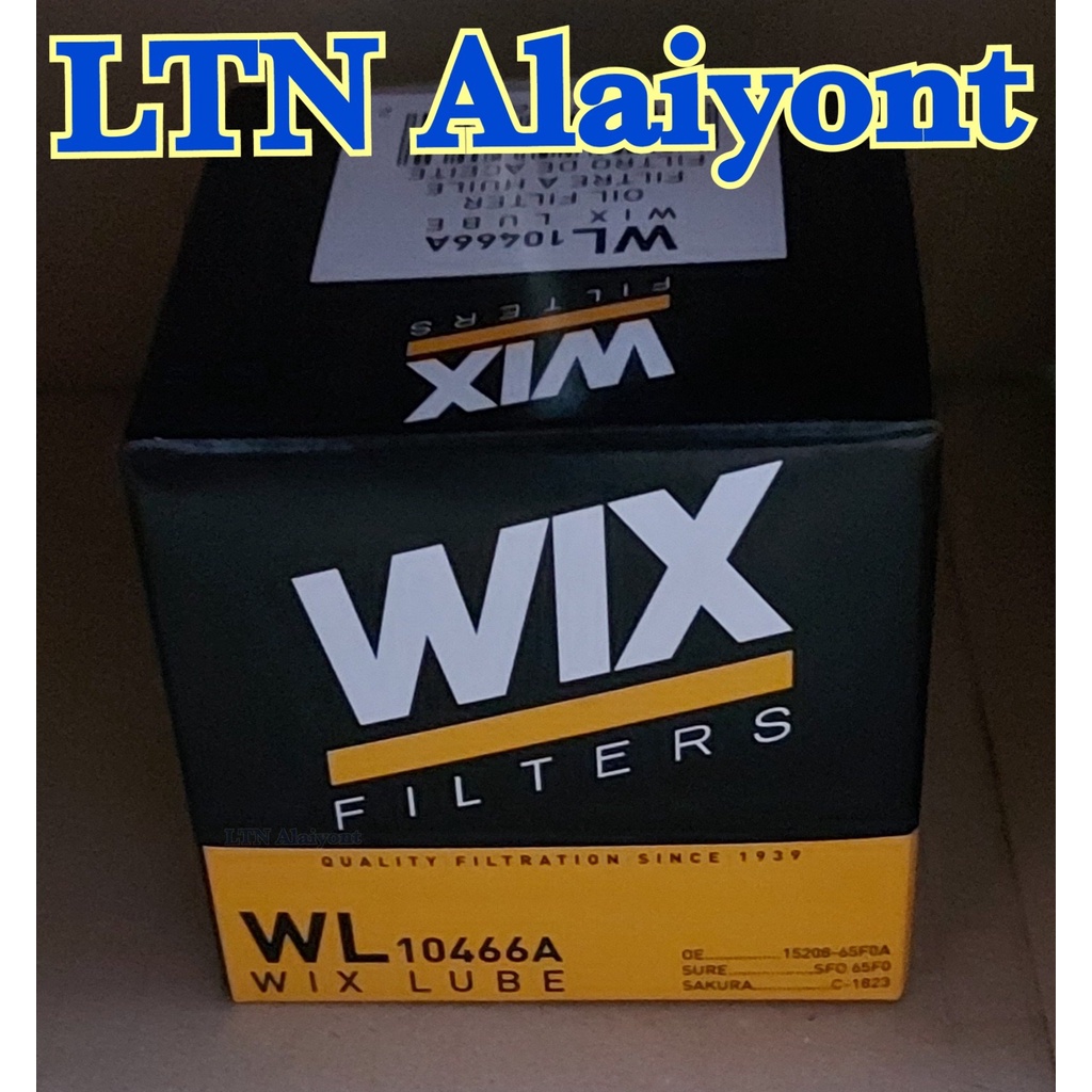 Wix WL10466A เทียบ WL7200 10466A ไส้กรองน้ำมันเครื่อง 7200 1 ลูก Forza ...