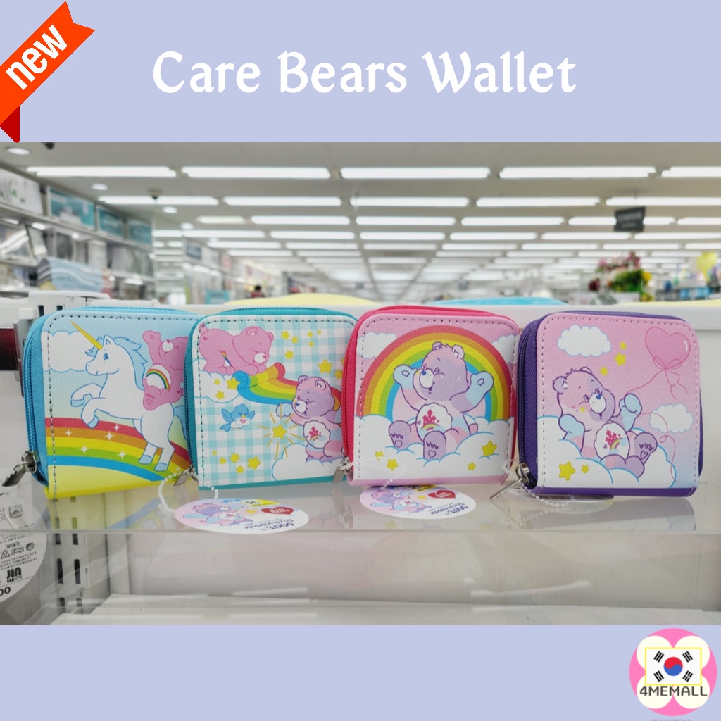 [Daiso Korea] Care Bears 4 color wallet, card holder, coin purse ...