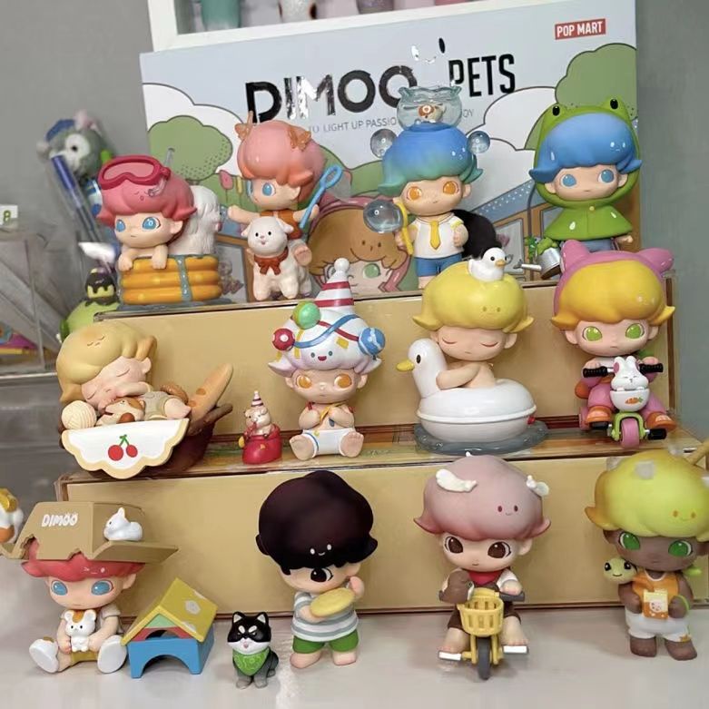 ฟิกเกอร์ Dimoo Pet Vacation Series Mystery Box POPMART ของเล่นสําหรับ ...