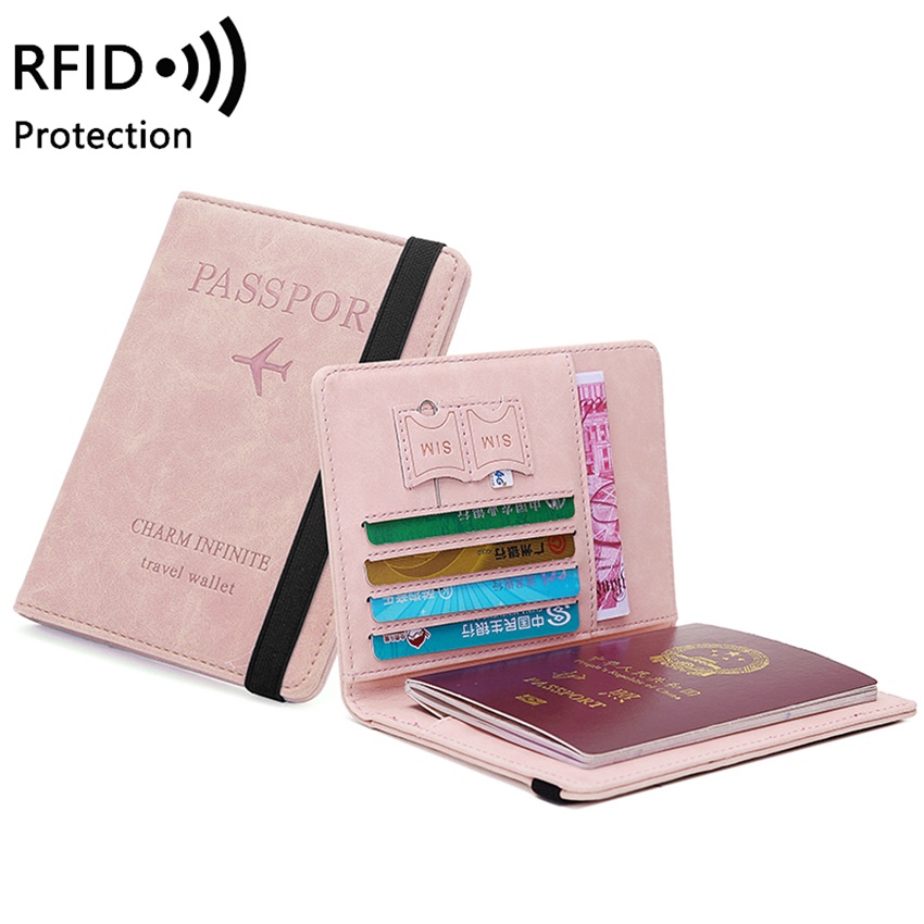 ปกพาสปอร์ต passport cove กระเป๋าใส่พาสปอร์ต กระเป๋าใส่เอกสารการเดินทาง RFID PASS พร้อมแผ่น ...
