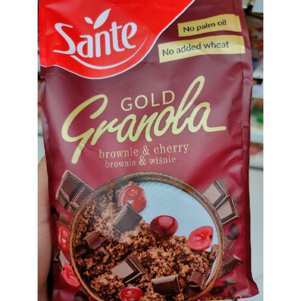 SANTE GOLD GRANOLA 300g Brownie and Cherry P | Shopee Thailand