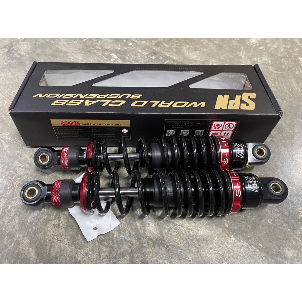 โช้คหลัง SPN เวฟ ปรับรีบาวด์ได้จริง ขนาดความยาว 300 มิล | Shopee Thailand