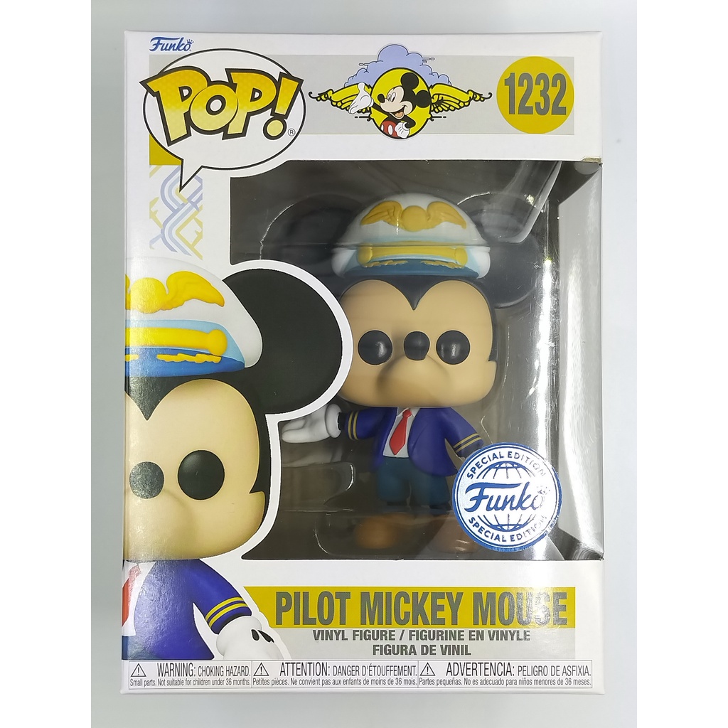 Funko Pop Disney Mickey Mouse - Pilot Mickey Mouse #1232 (กล่องมีตำหนิ ...