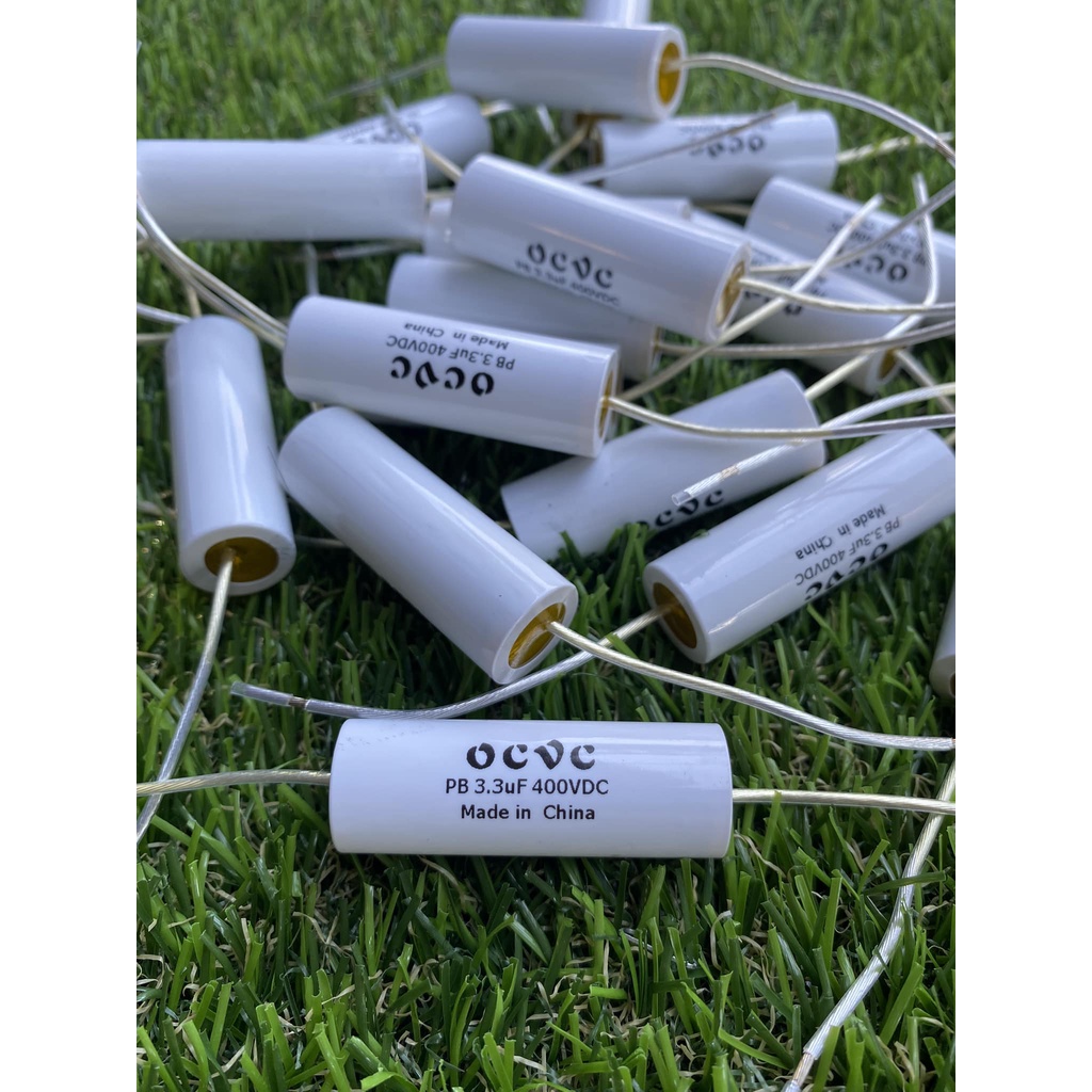 รายละเอียดสินค้า C เสียงแหลม Audio เกรด OCVC รุ่น PB 3.3uf400v ขาลวด ...