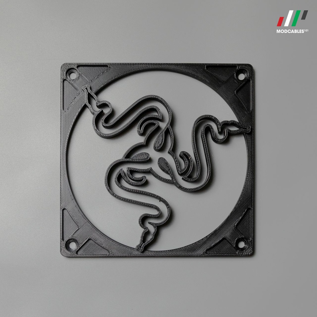 Custom PC Fan Grill Cover 120mm กรอบพัดลมคอมพิวเตอร์ขนาด 120mm พร้อมน ...