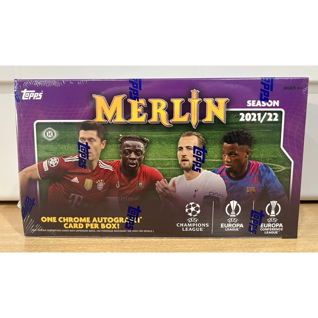 พร้อมส่ง !!! 2021-22 Topps UEFA Champions League Merlin Hobby Box ...