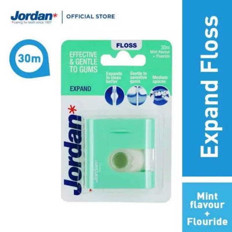 จอร์แดน ไหมขัดฟัน เอ็กซ์แพน 30 ม.jordan expand Floss | Shopee Thailand