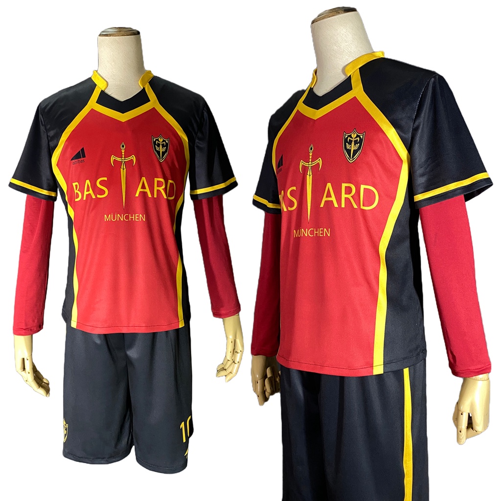 Holoun Blue Lock Kaiser Cosplay เสื้อกีฬาแขนสั้น ลายคอสเพลย์อนิเมะ Reo ...