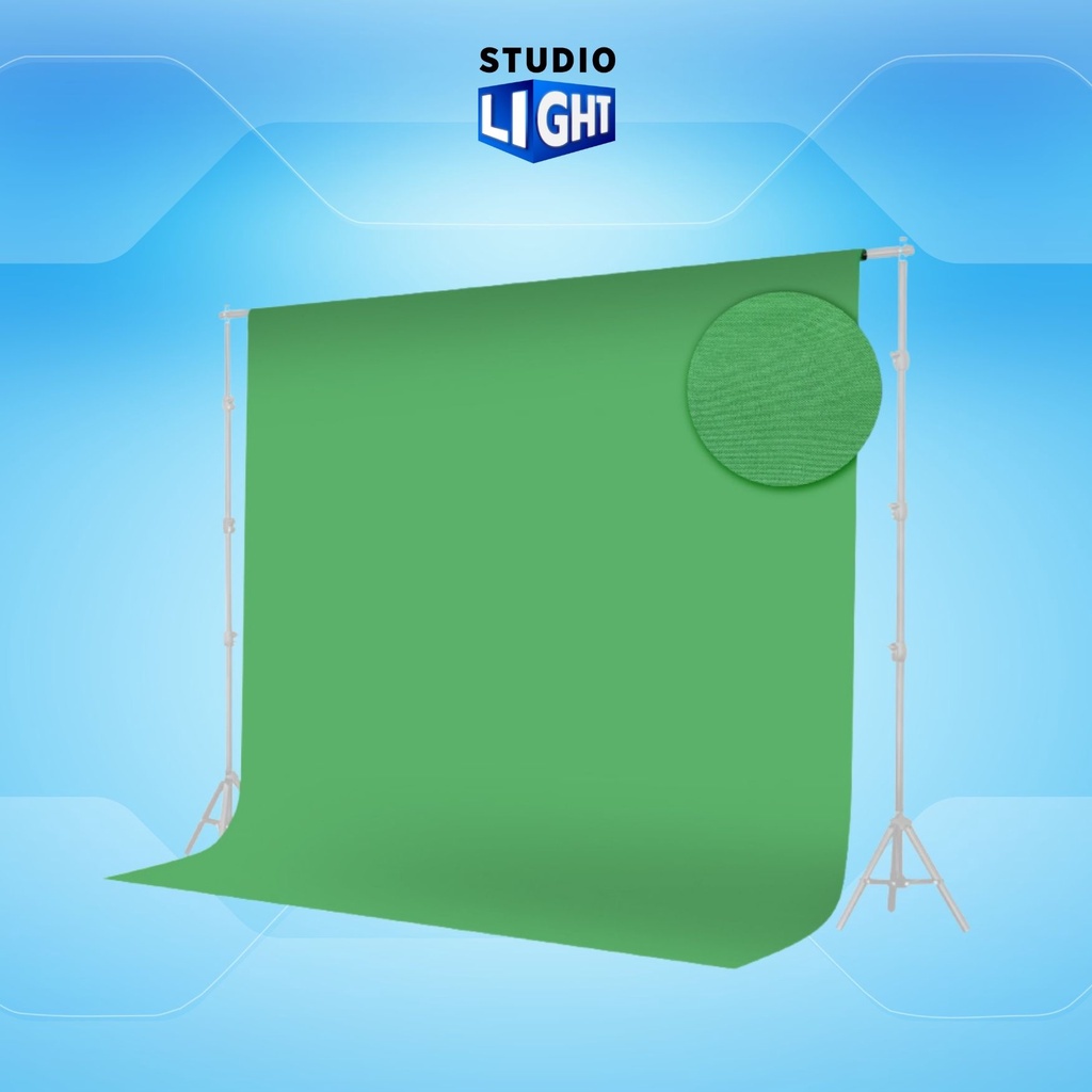ผ้าฉาก Cotton Green Screen 3X2 มี 5 สี ฉากเขียว ผ้าฉากสตูดิโอ เนื้อผ้า ...