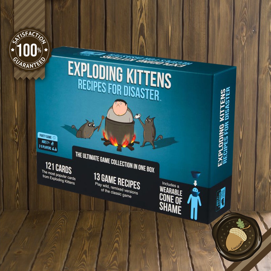 Exploding Kittens: Recipes for Disaster Board Game บอร์ดเกม | Shopee ...