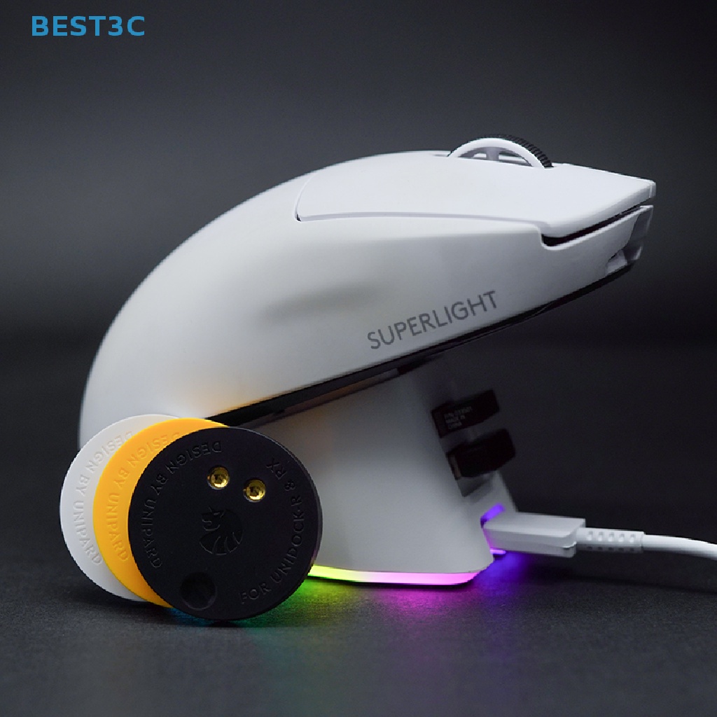 LOGITECH Best3c ฐานโมดูลที่ชาร์จเมาส์ไร้สาย QI สําหรับ Logi G502 G703 ...