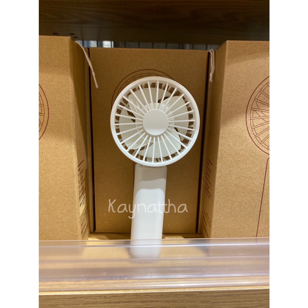มูจิ พัดลมพกพาแบบมีด้ามจับพร้อมสายชาร์ต USB (ปรับได้ 4 ระดับ) - MUJI ...