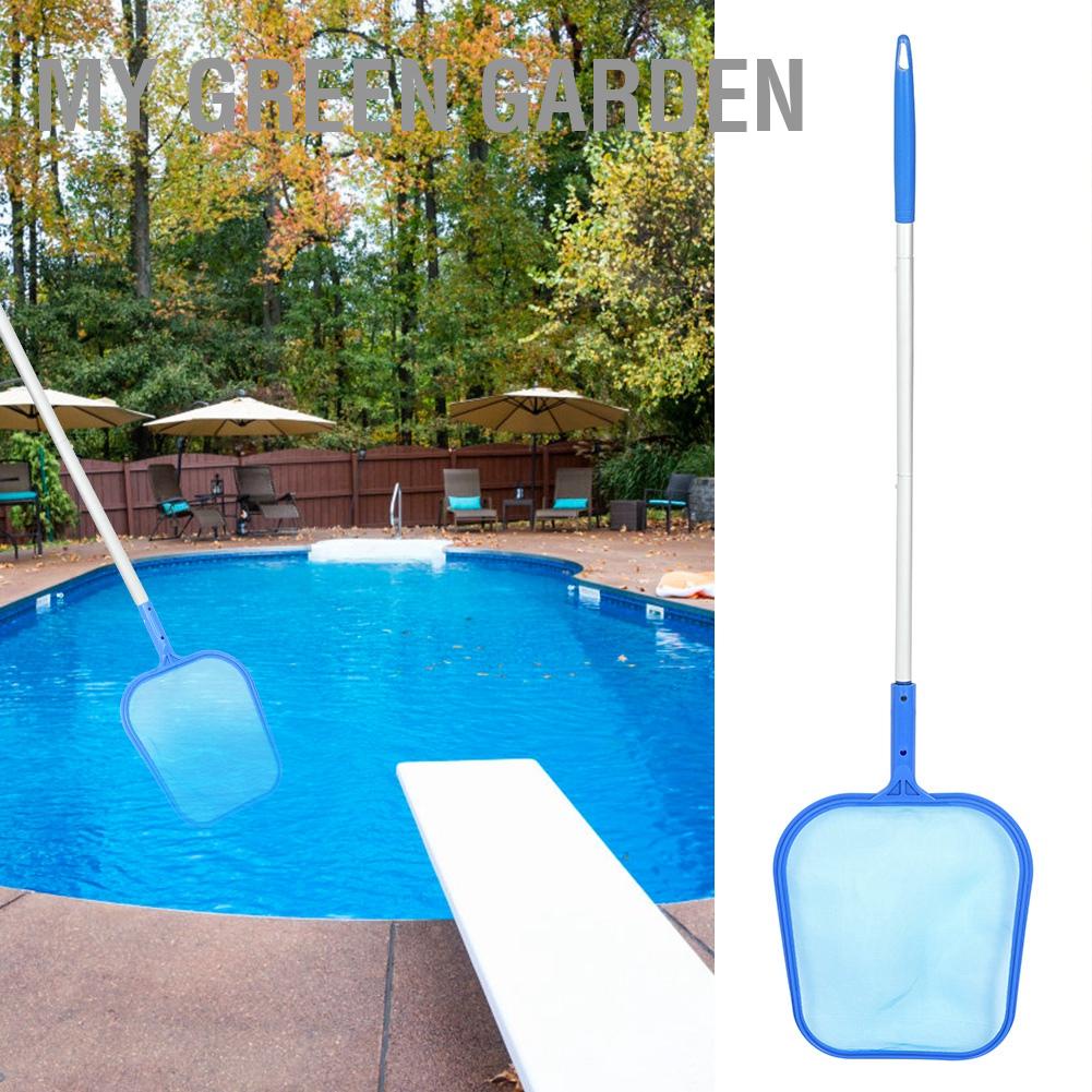 My Green Garden เครื่องมือทำความสะอาดสระว่ายน้ำ Pool Leaf Rake Net Cleaning Skimmer พร้อมอุปกรณ์ ...