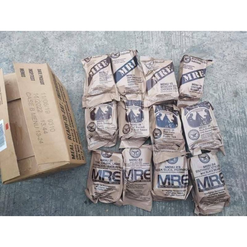 MRE U.S.MILITARY อาหารสนามกองทัพสหรัฐ | Shopee Thailand