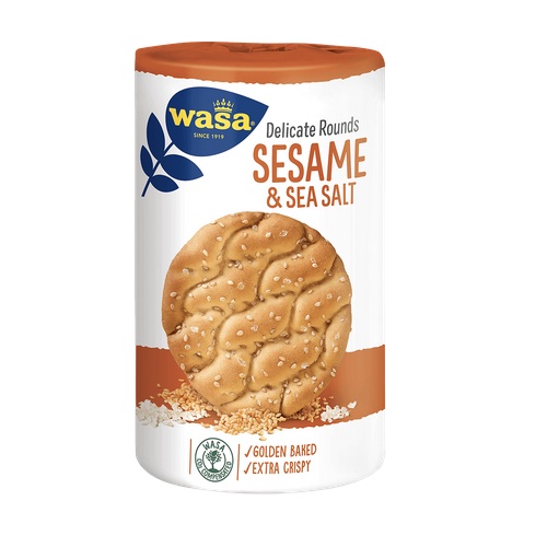 Wasa Sesame & Sea Salt Cracker 235g ขนมปังกรอบ ขนม ขนมกินเล่น วาซา ...