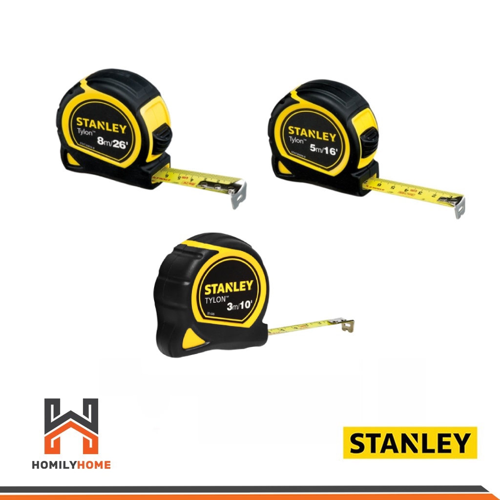 🔥9.9🔥 STANLEY ตลับเมตร Tylon 3 เมตร รุ่น 30-686N 5 เมตร รุ่น 30-696N 8 ...