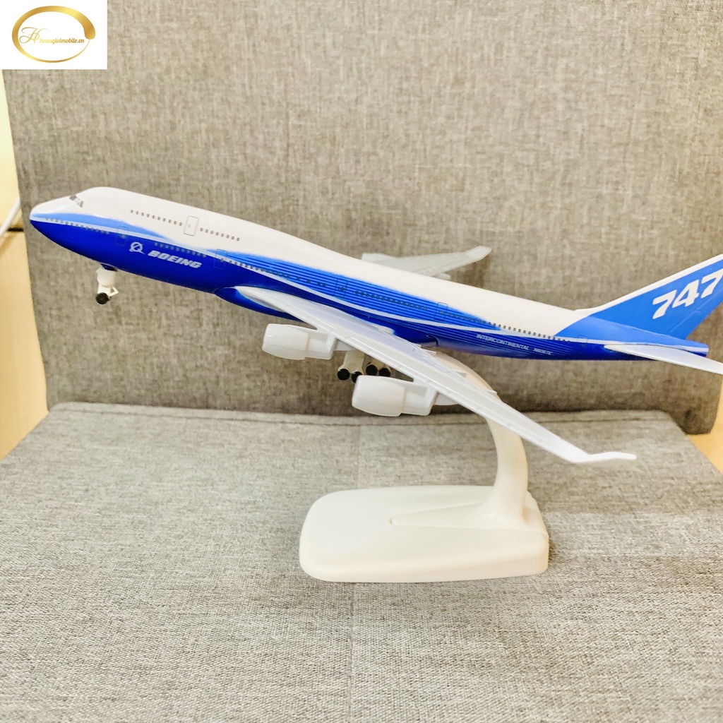 Boeing 747 AIRCRAFT MODEL, 20CM HIGH QUALITY METAL MODEL WITH WHEELS ...