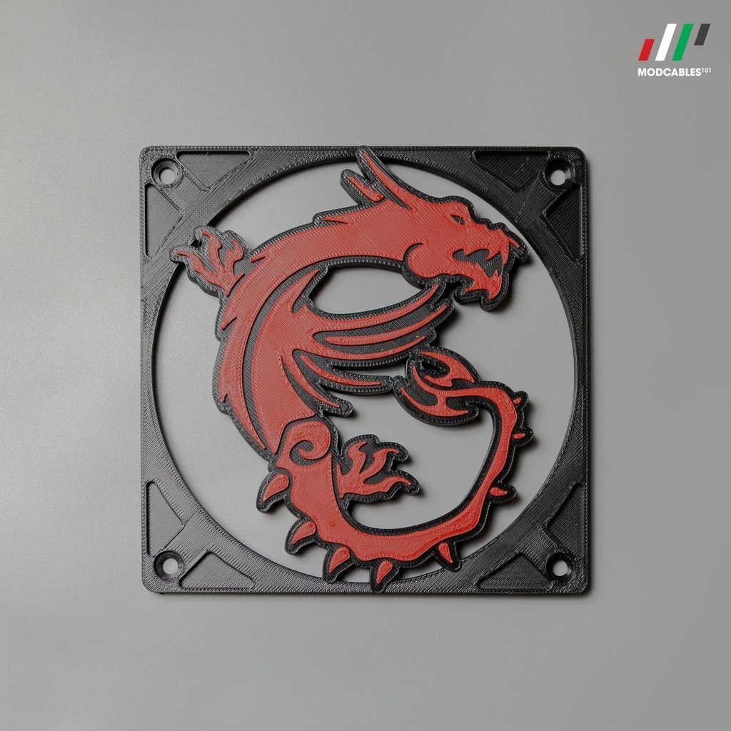 Custom PC Fan Grill Cover 120mm กรอบพัดลมคอมพิวเตอร์ขนาด 120mm พร้อมน ...