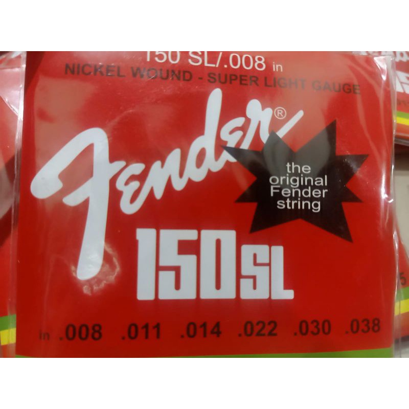 Fender UK 0.08 สายกีตาร์โปร่ง โบนัส pick | Shopee Thailand