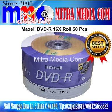Maxell DVD-R 16X ROLL 50+5 คุณภาพดีที่สุด | Shopee Thailand