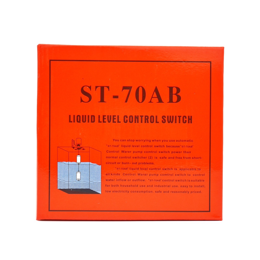 ST-70AB สวิทซ์ลูกลอยไฟฟ้า แบบ2ตุ้ม 220V ลูกลอยแทงค์น้ำ ส่งจาก กทม ออก ...