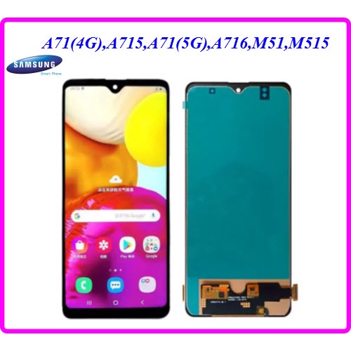 จอ LCD.Galaxy A71(4G),A715,A71(5G),A716, M51,M515+ทัชสกรีน(A-TFT incell) หมายเหตุ ไม่รองรับการ ...
